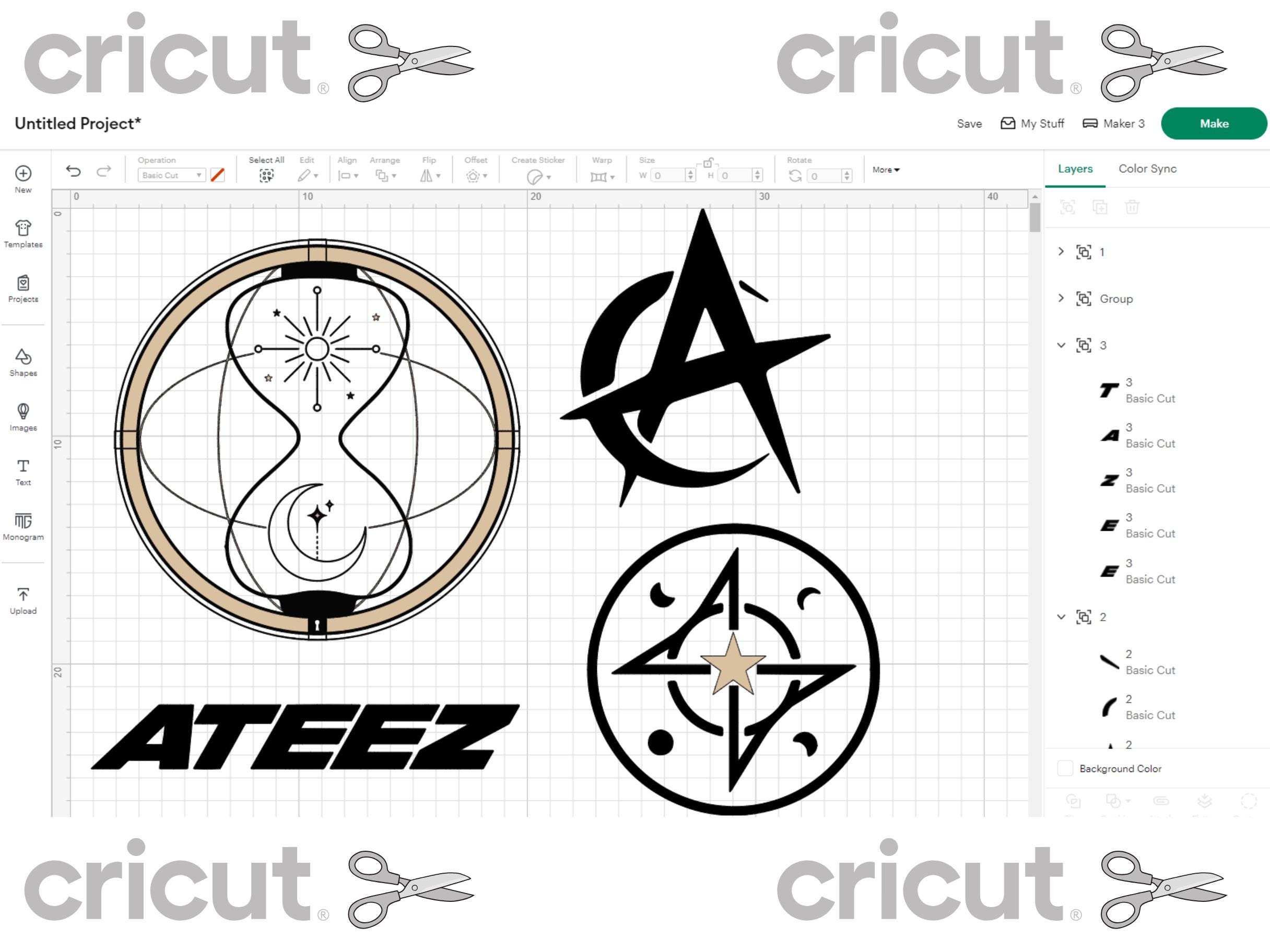 ATEEZ | Svg | Png | Jpg | Dxf | Pdf | Ateez Customised Logos | Atiny ...