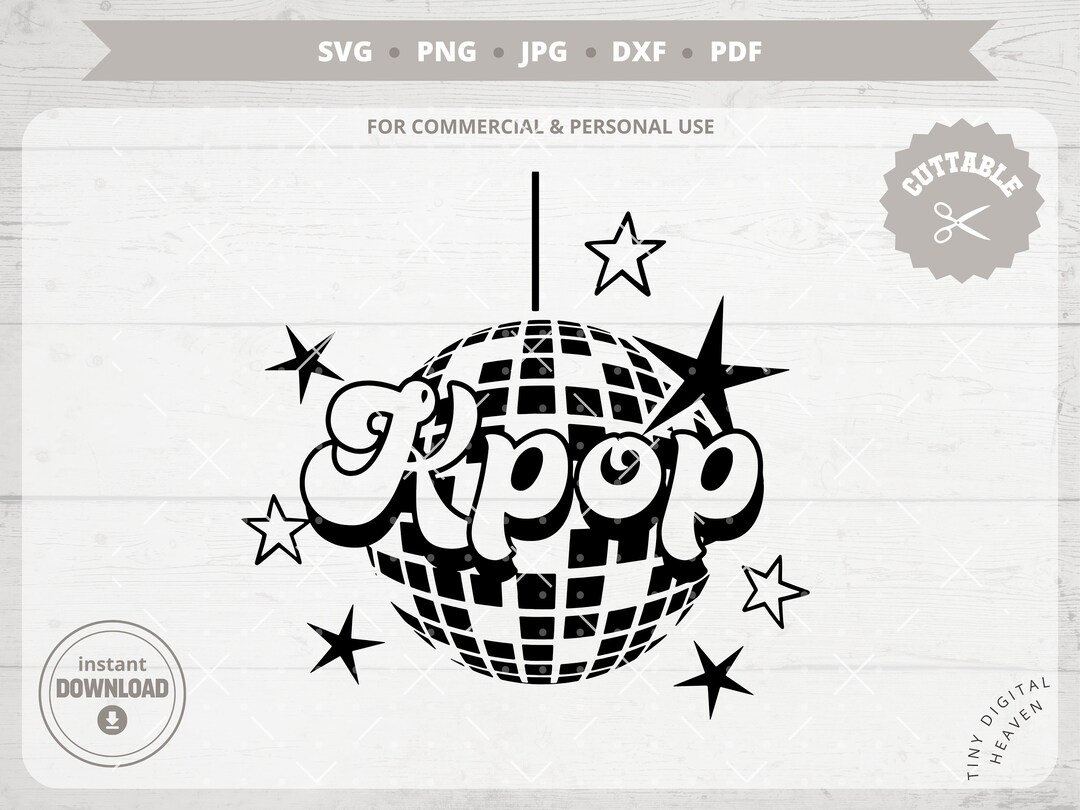 K-POP Svg Png Jpg Dxf Pdf Saturday Night Kpop Sticker Decal Vector ...