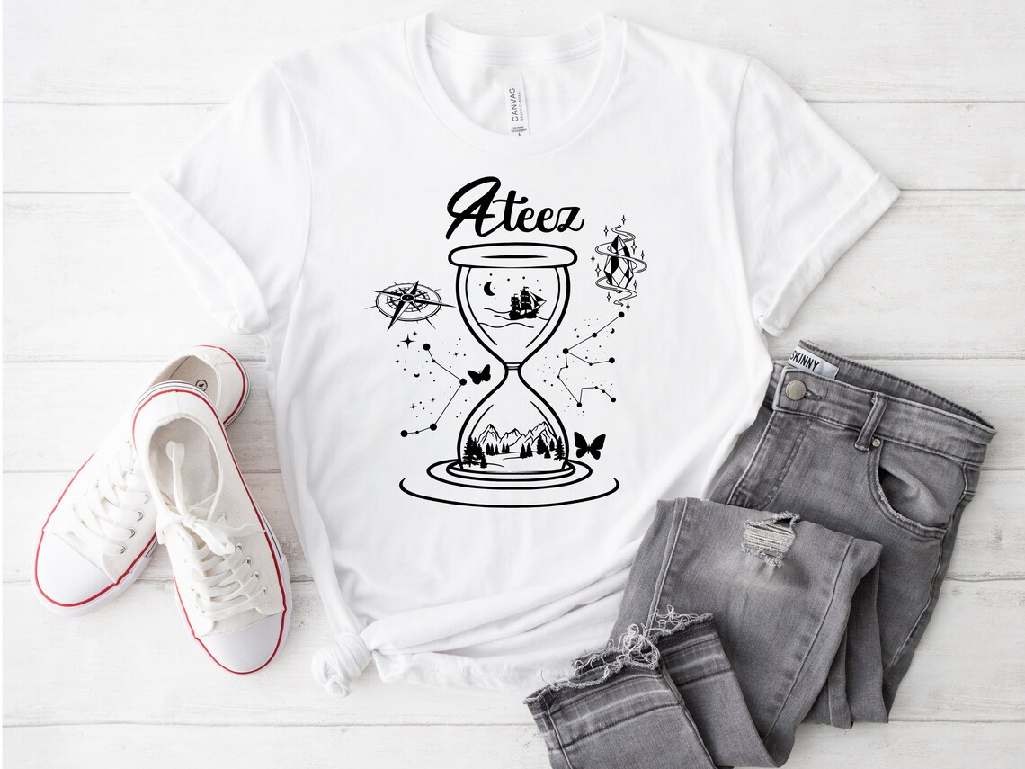 ATEEZ Svg Png Jpg Dxf Pdf Magic Hourglass ATINY Kpop Sticker Decal ...