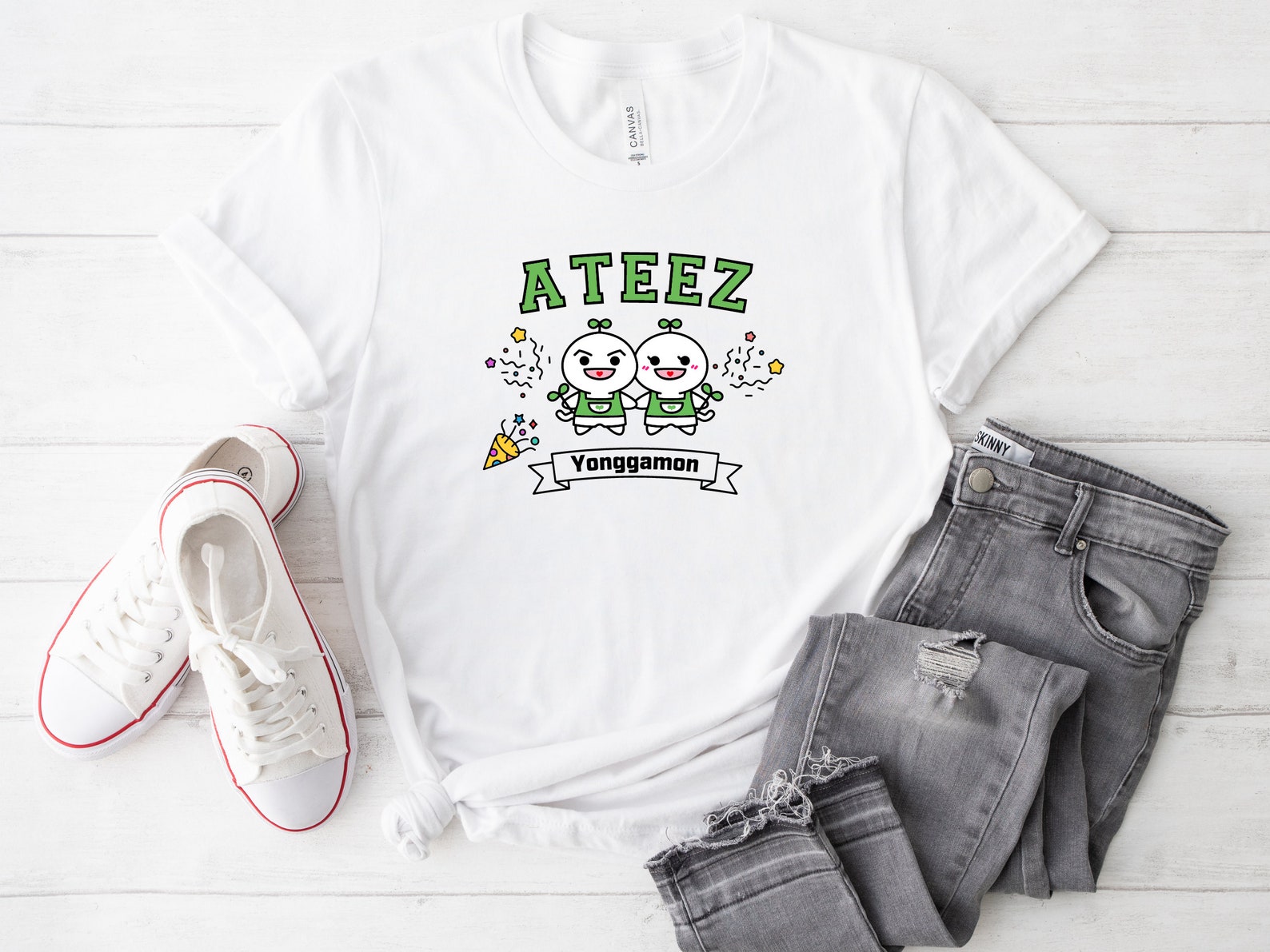 ATEEZ Teez-mon Kpop Decal: Cricut & Silhouette Vector Files (digital ...