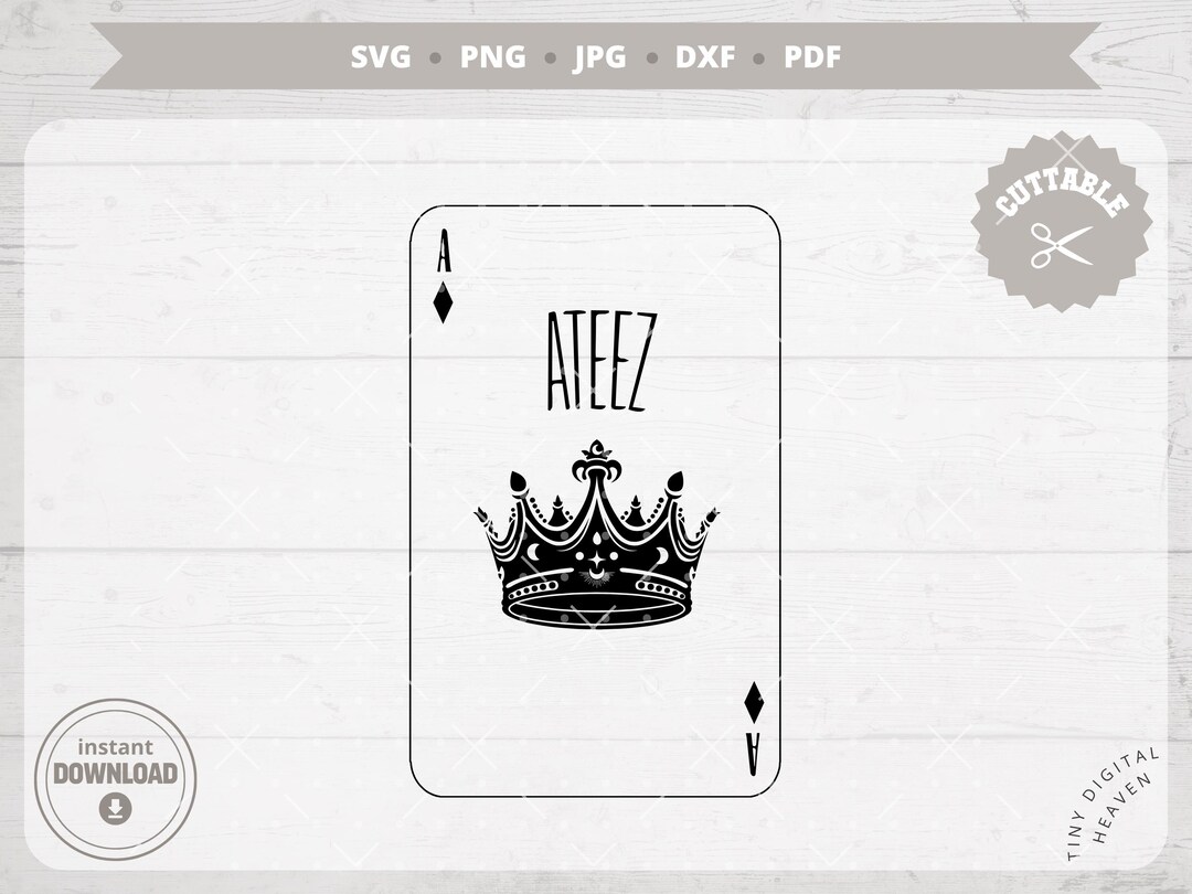 ATEEZ | Svg | Png | Jpg | Dxf | Pdf | Royal | ATINY | Kpop Sticker ...
