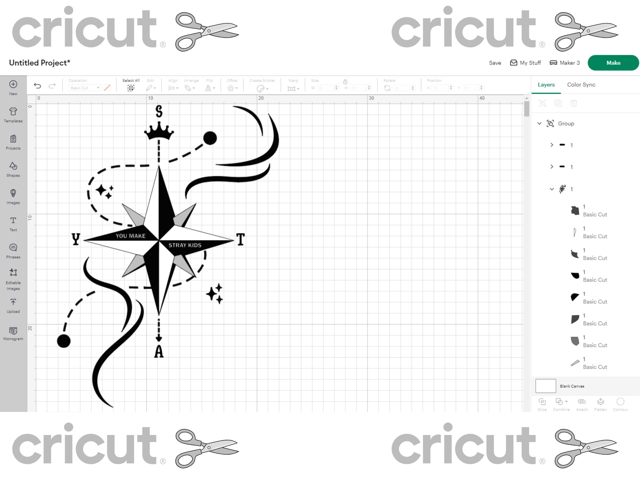 Stray Kids Kpop Decal: Stay Compass Vector Files (digital Download) - Etsy