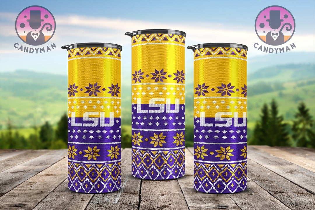 LSU Png Tumbler Designs Sublimation Tumblers Wraps, 20 Oz Tumbler and ...