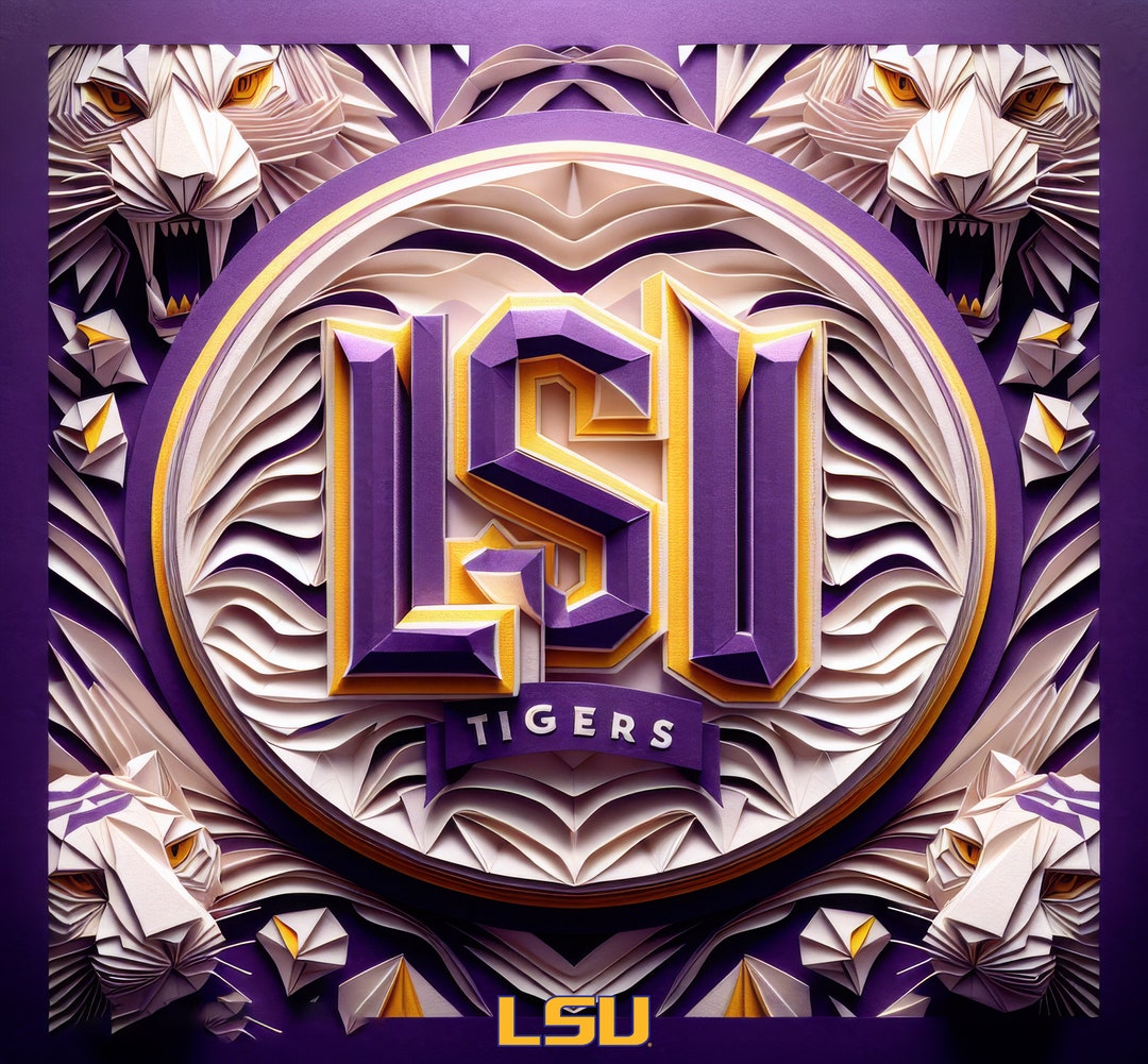 Lsu Tigers Tumbler Png Designs Sublimation Tumblers Wraps, 20 Oz ...