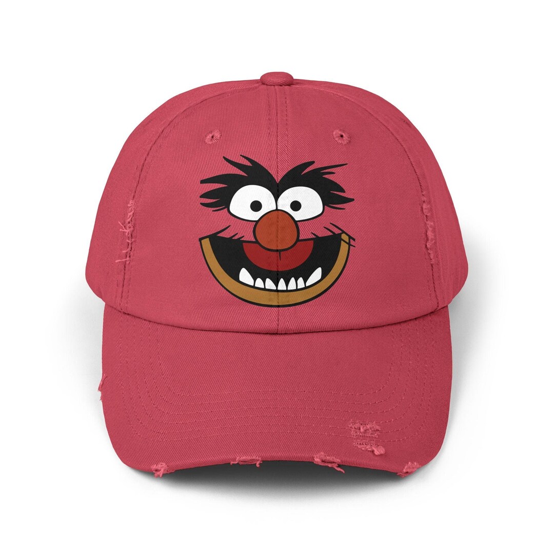 Muppet Animal Red Vintage Hat, Unisex Baseball Cap, Rock Band Fan Gift ...