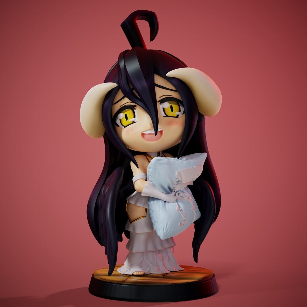 Chibi Albedo Cool Figure Fan Art Stl 3d Printing File - Etsy