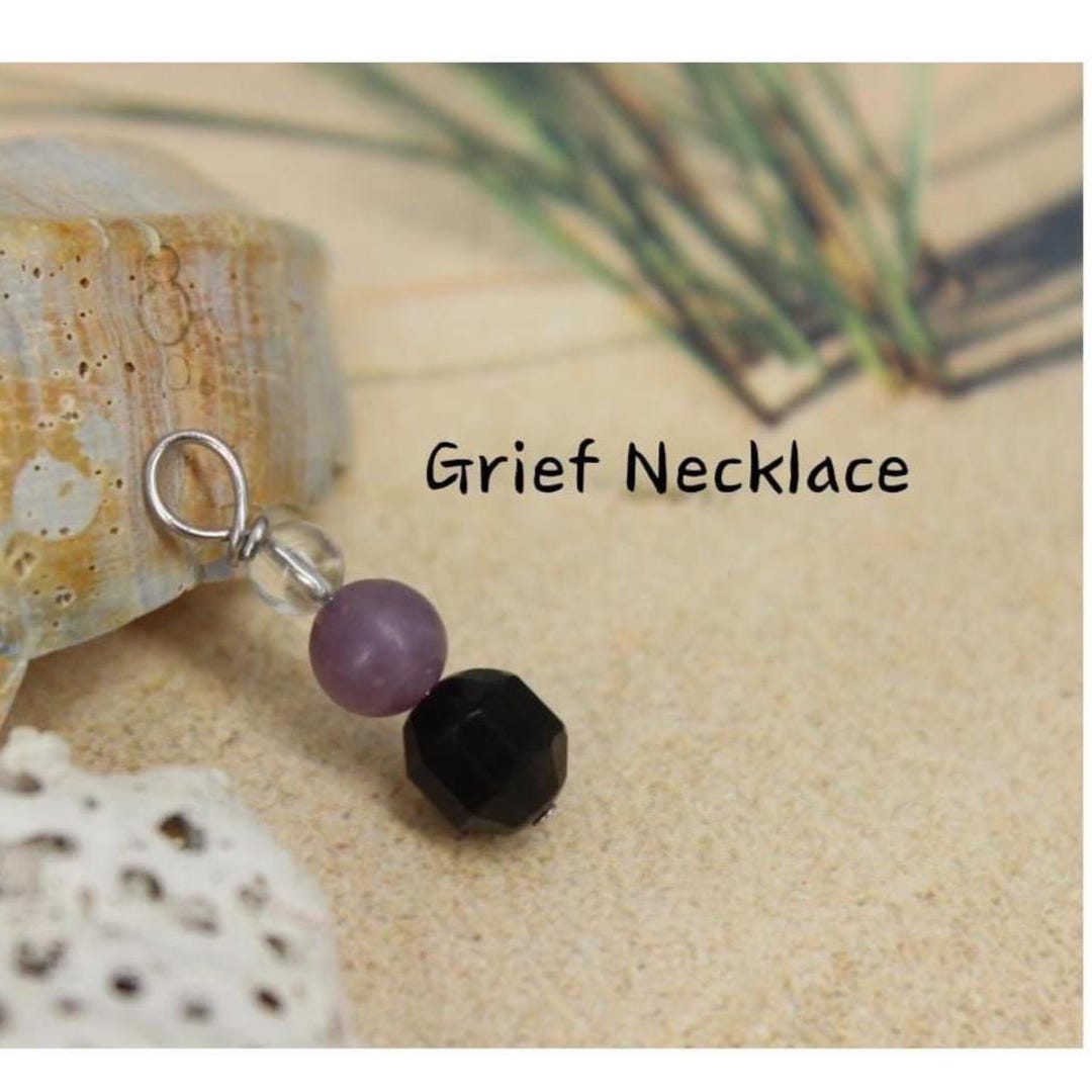 Grief Support Pendant Sympathy Loss of Loved One Healing Necklace ...