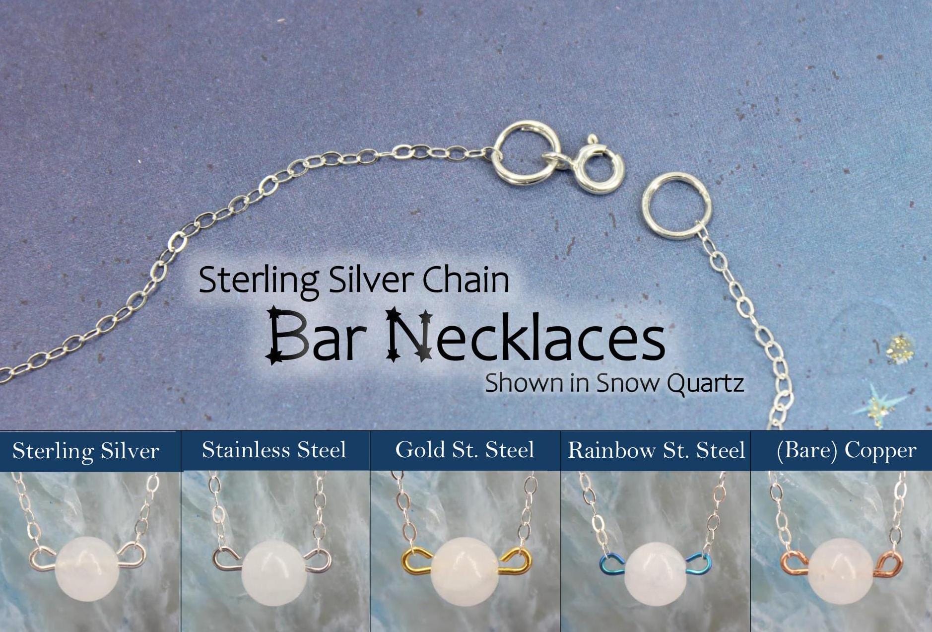 Snow Quartz 8mm Jewelry Milky Snow Quartz Necklace Quartz Crystal ...