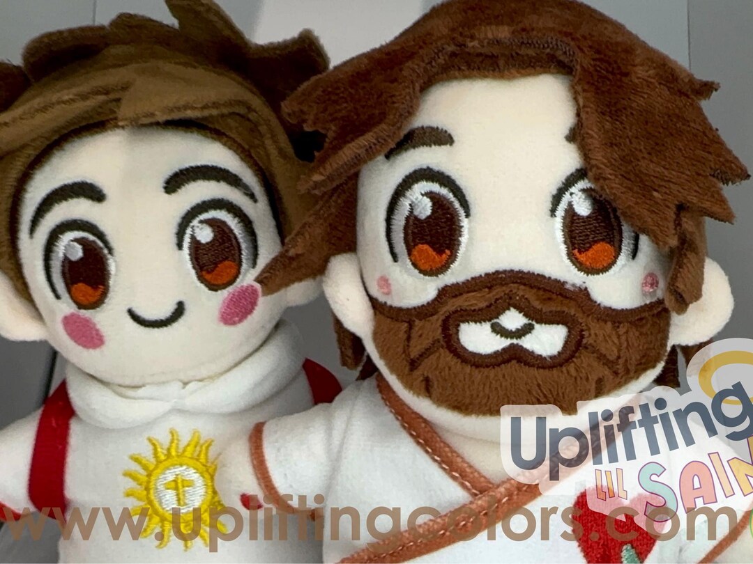 Uplifting Lil Saints Jesus and Carlo Plush Toys - Etsy