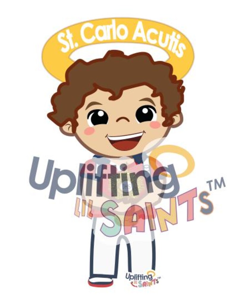 Saint Carlo Acutis DIGITAL DOWNLOAD Upliftinglilsaints - Etsy