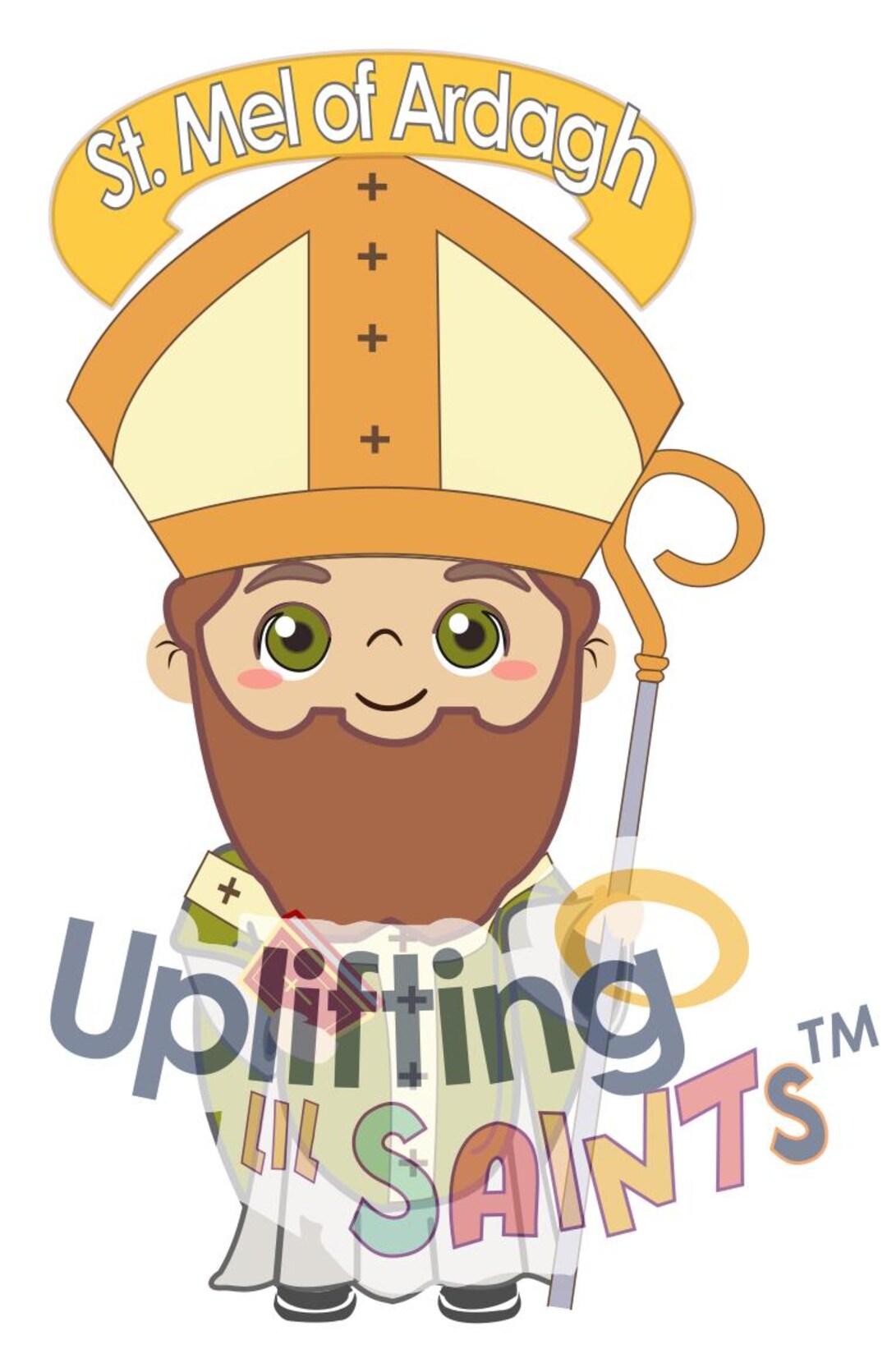Saint Mel Bishop of Ardagh DIGITAL DOWNLOAD Upliftinglilsaints - Etsy