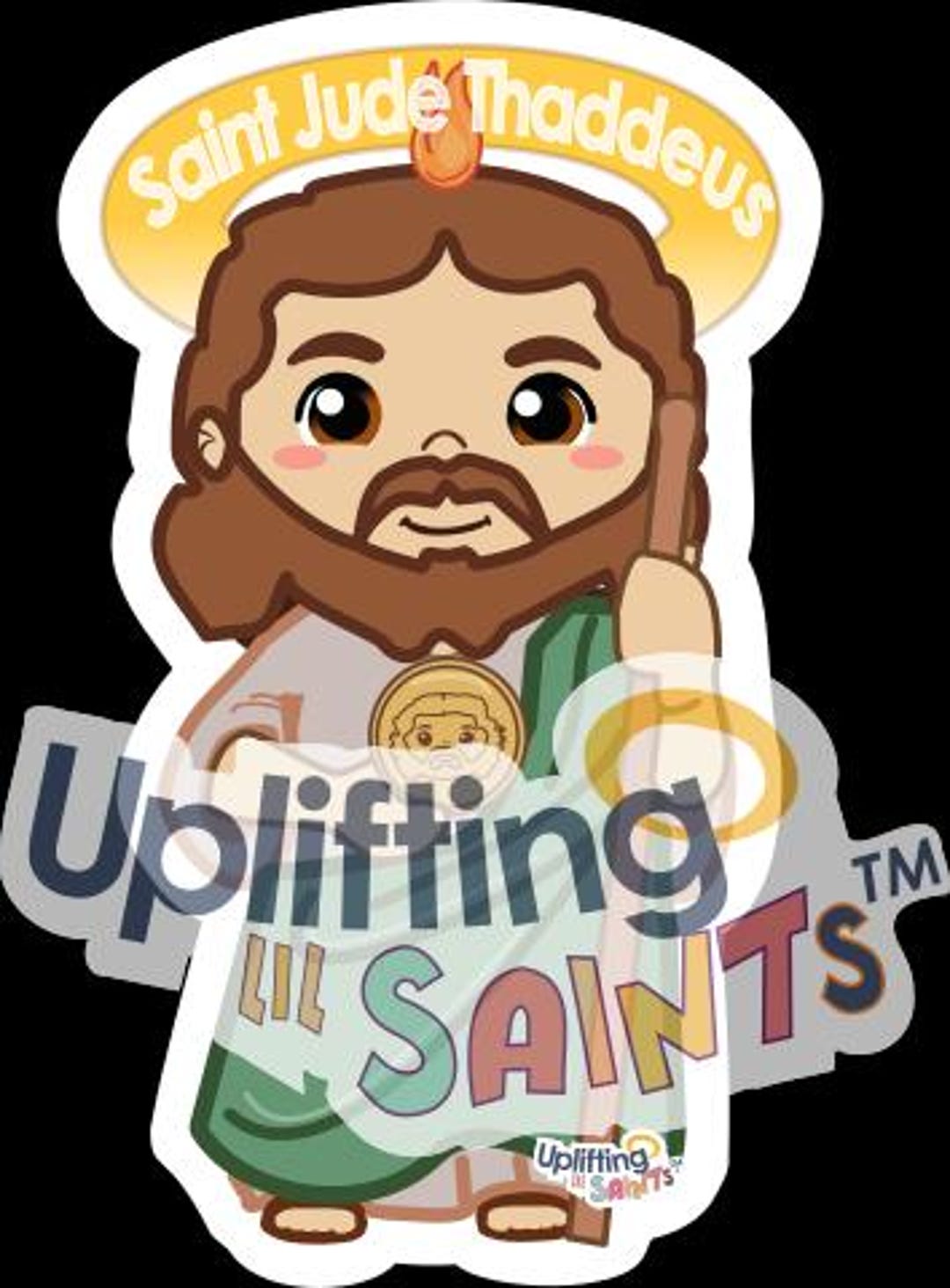 Saint Jude Thaddeus DIGITAL DOWNLOAD Upliftinglilsaints - Etsy