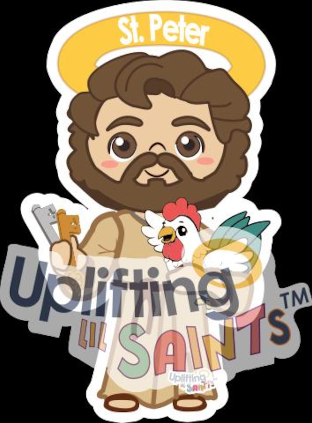 Saint Peter DIGITAL DOWNLOAD Upliftinglilsaints St Peter - Etsy
