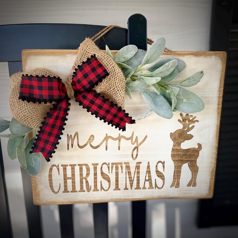 Merry Christmas Sign, Christmas Decor, Christmas Sign, Wood Signs - Etsy