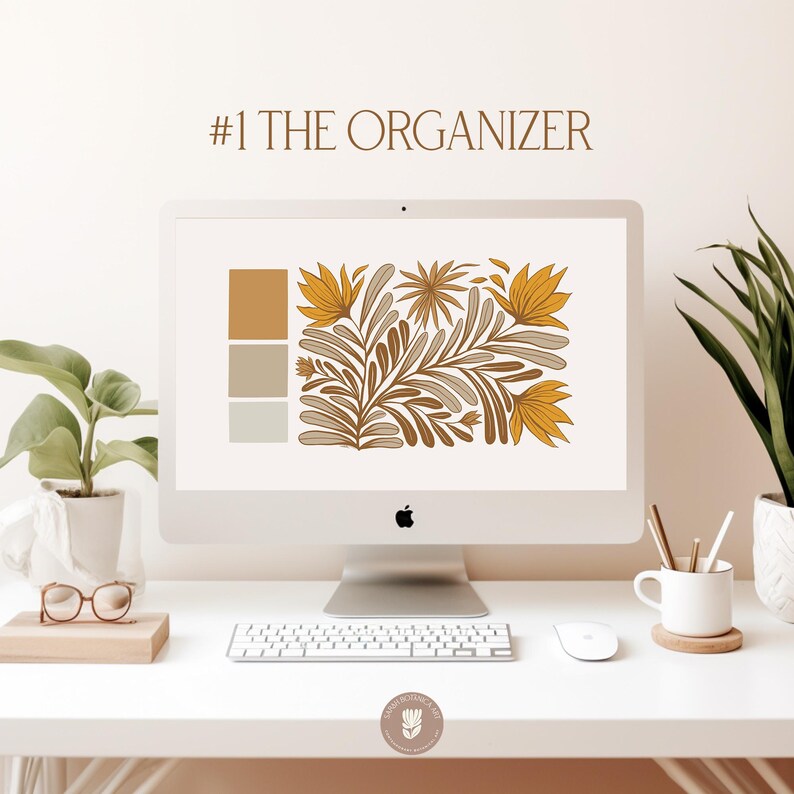 Boho Floral Computer Background Fall Florals Desktop PC Mac Wallpaper ...