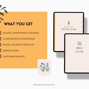 Digital Stickers for Bible Study Goodnotes Stickers Christian Journal ...