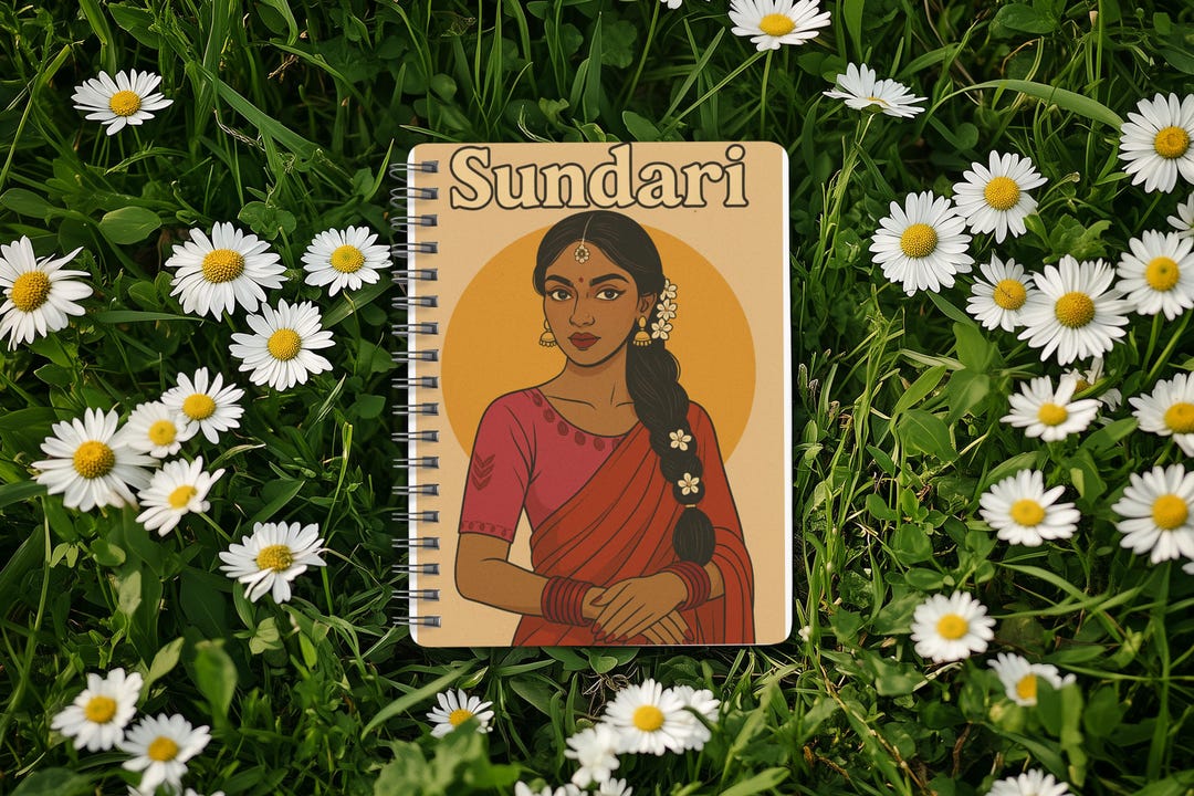 Inspirational Indian Baddie Notebook: Kerala Culture Graphic Journal - Etsy