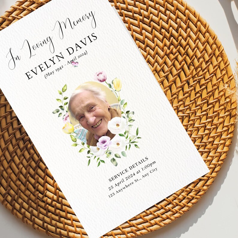 Funeral Card Funeral Poem Catholic Funeral Prayer Cards funeral Prayer ...