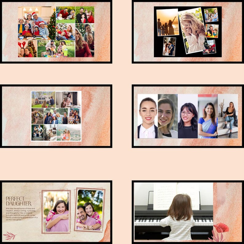 Memorial Slide Show Template for Celebration of Life Presentation ...