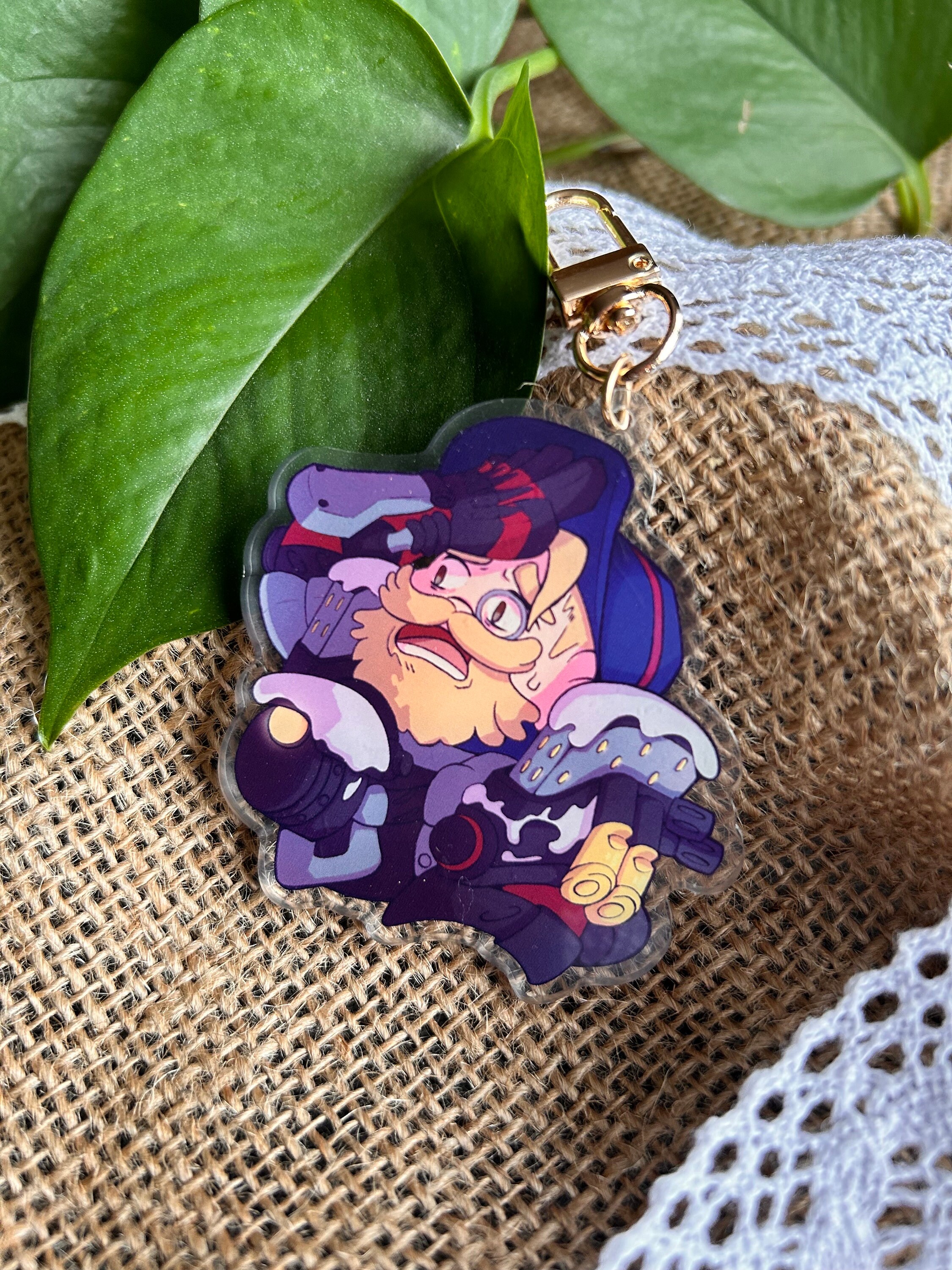 Overwatch Inspired Keychains with Free Stickers - Etsy