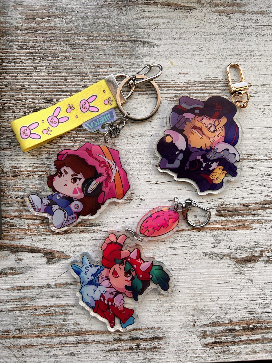 Overwatch Inspired Keychains (with Free Stickers!) - Etsy