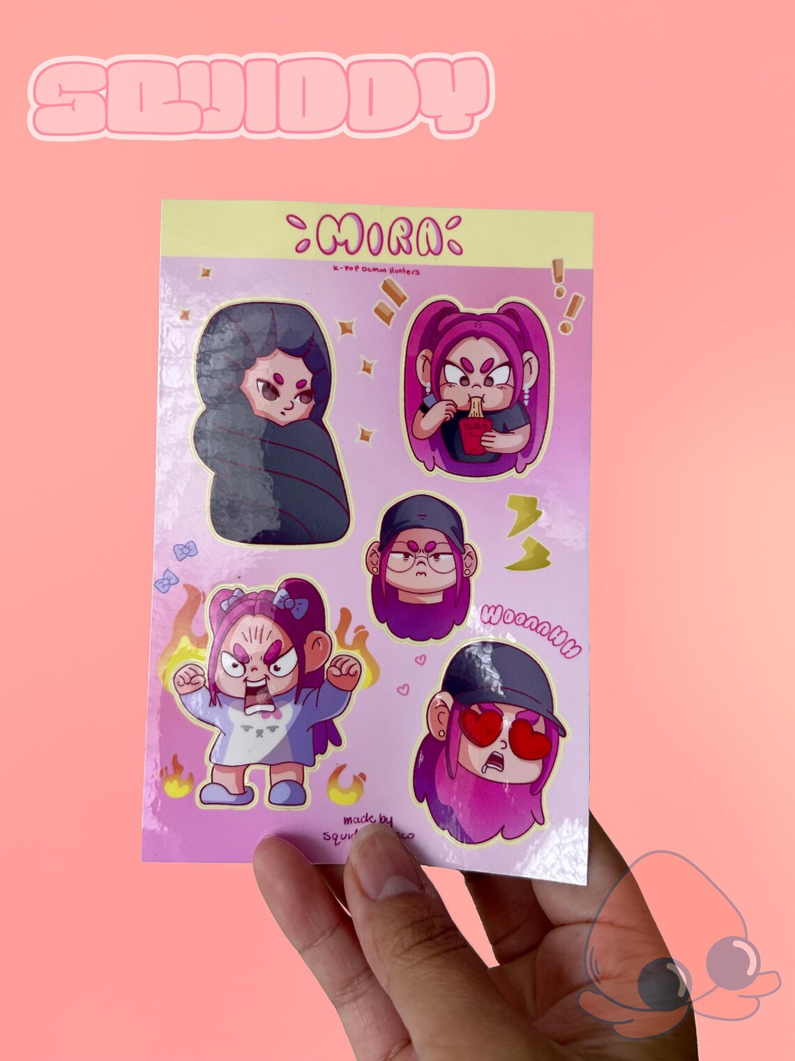 Huntrix Sticker Sheets: K-POP Demon Hunters, Rumi, Mira, Zoey - Etsy Canada