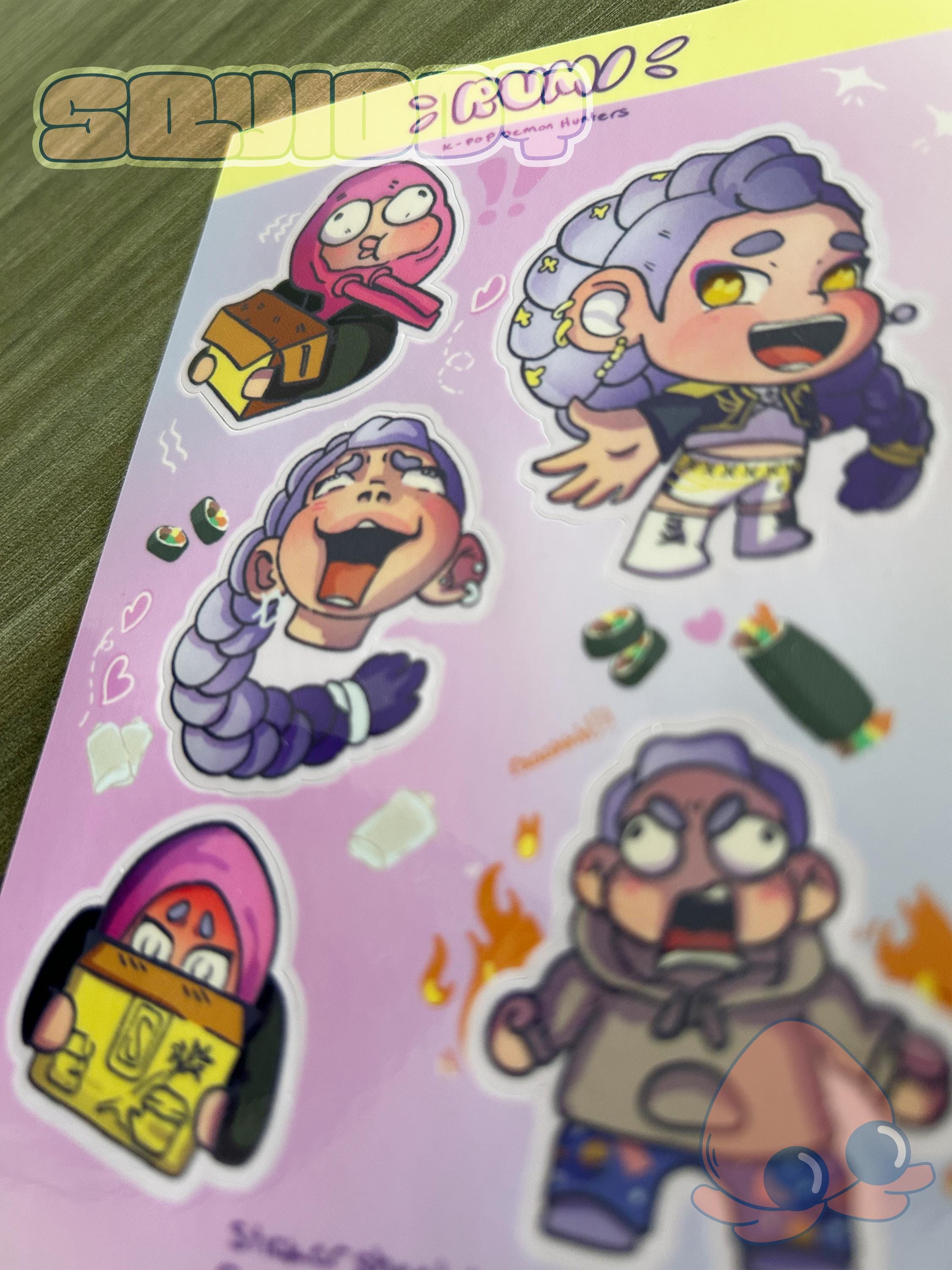 Huntrix Sticker Sheets: K-POP Demon Hunters, Rumi, Mira, Zoey - Etsy Canada