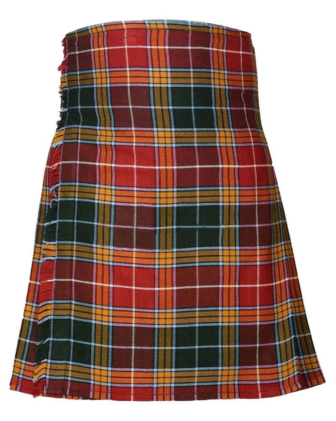 Buchanan Ancient Tartan Scottish 8 Yard Kilt Traditional Highlander ...