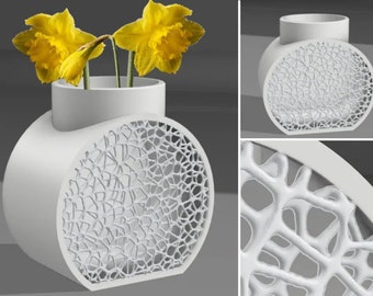 3D Printable Vase Voronoi Style, Digital Download for 3D Printing, Vase ...