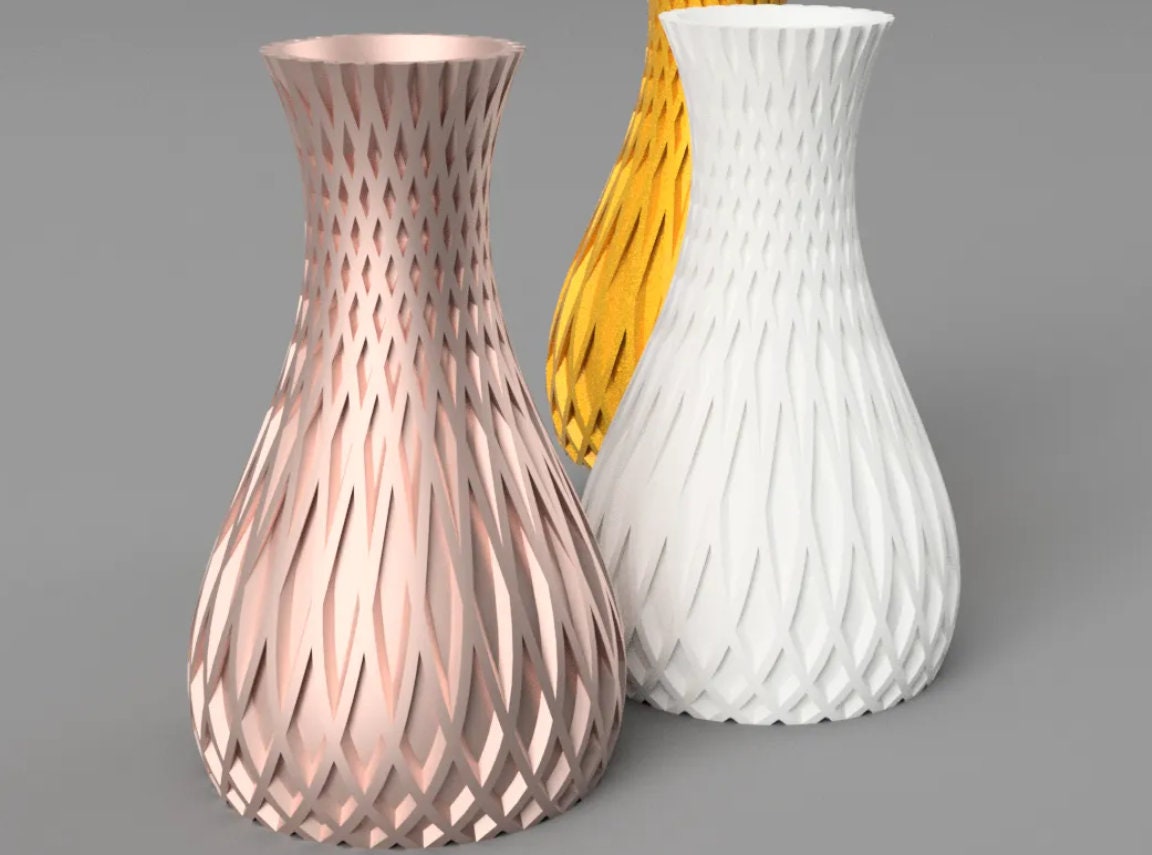Vase STL 3D Print File, Digital Download for 3D Printing, Home Decor ...