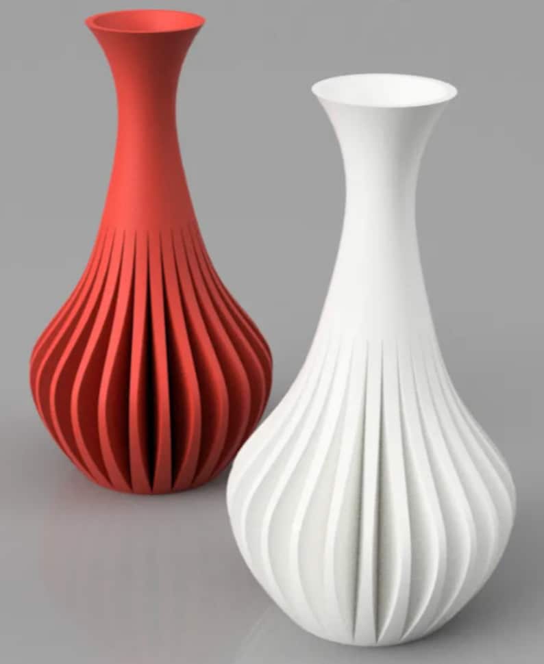 Vase STL 3D Print File, Digital Download for 3D Printing, Home Decor ...