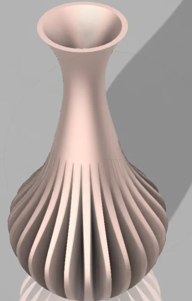 Vase STL 3D Print File, Digital Download for 3D Printing, Home Decor ...