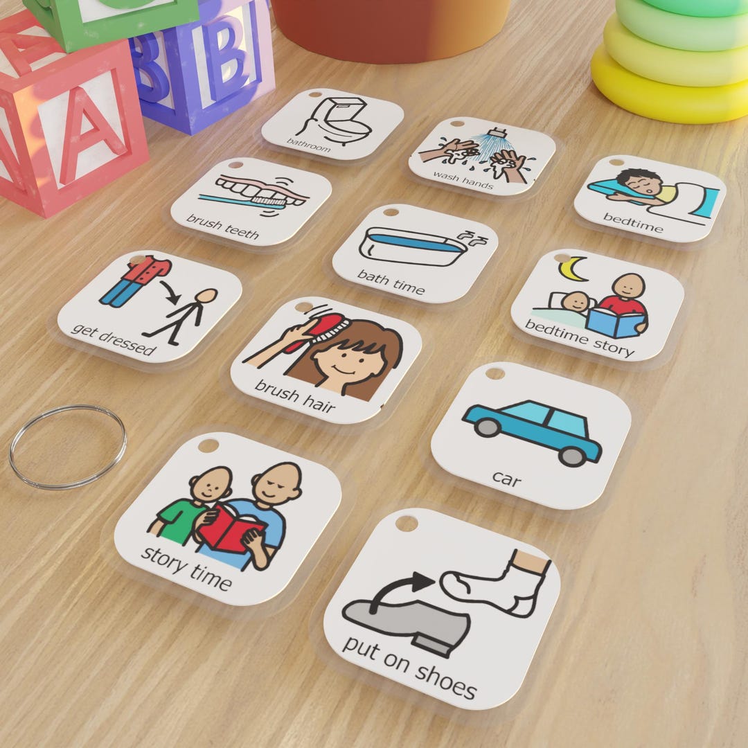 Visual Communication Cards - Self Care - Etsy