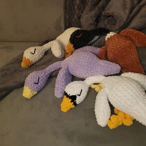 Handmade Crocheted Goose Plushy: Soft Baby Safe Toy. Save the Tears ...