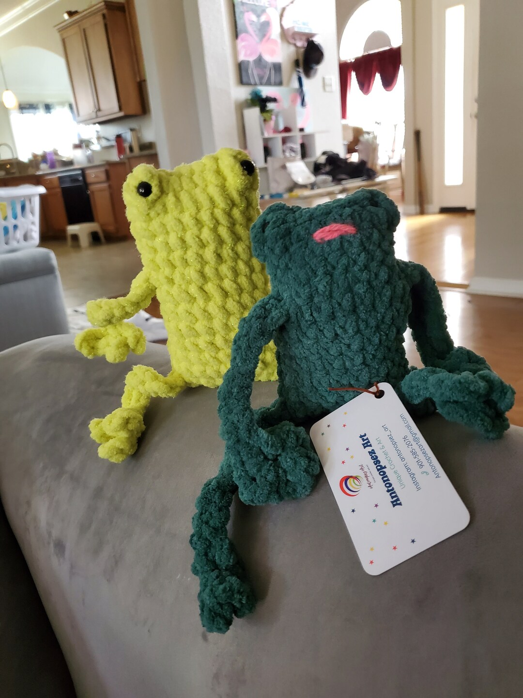 Poseable Leggy Frog Plushie Soft and Squishy Toy in All Colors Perfect ...