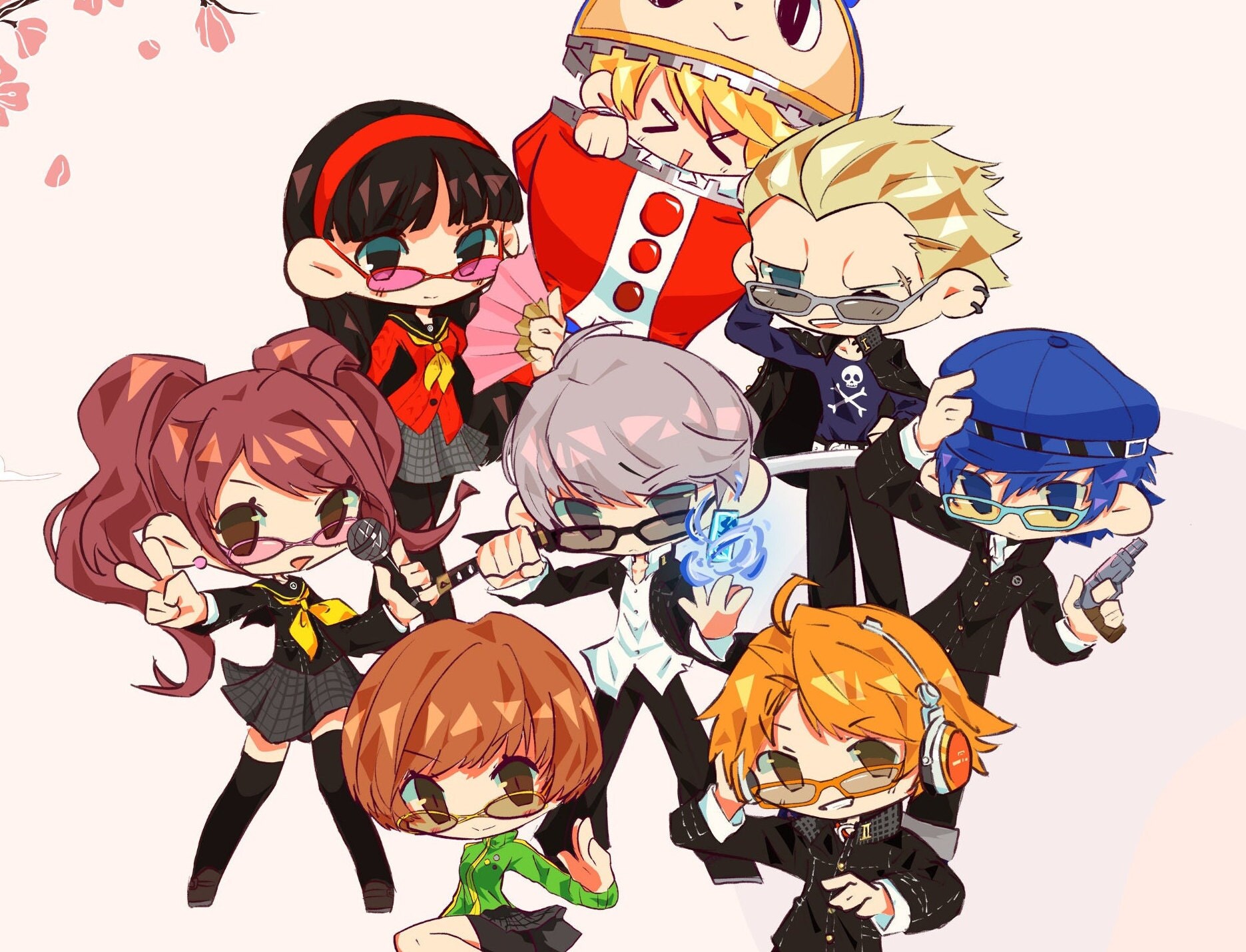 Persona 4 Golden Stickers | Persona 4 Weatherproof Stickers | Cute ...