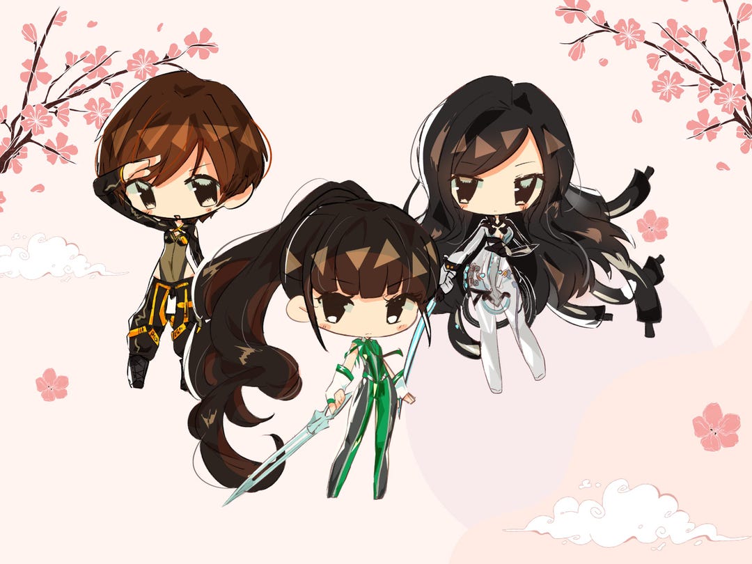 Stellar Blade Stickers | Eve, Lily, Raven Stickers | Cute Decals ...