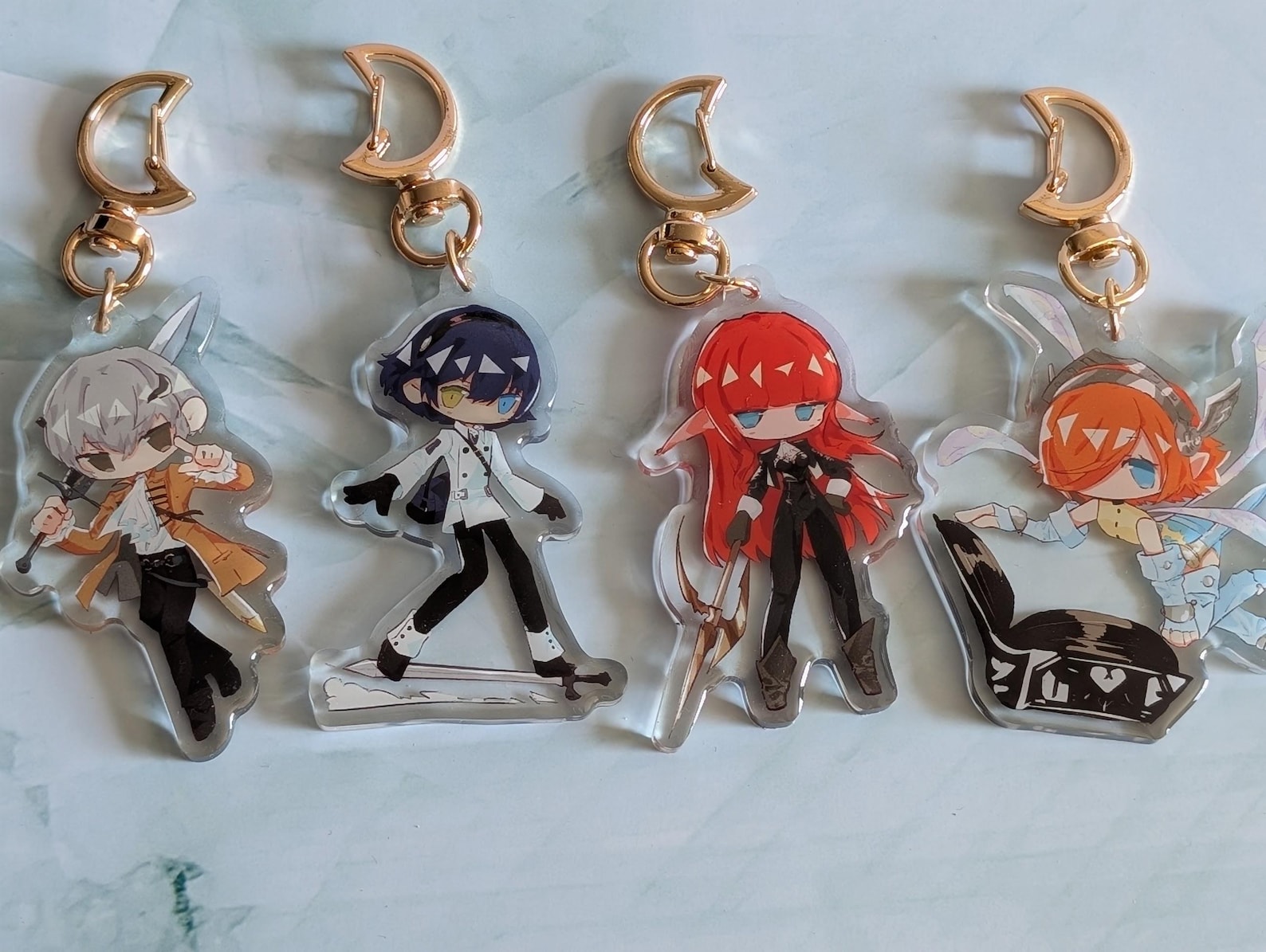 Metaphor: Refantazio Acrylic Charms - MC, Gallica, Sthrol Hulkenberg ...