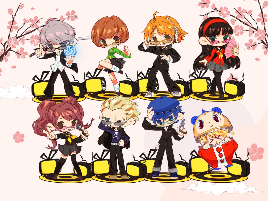 Persona 4 Golden Stickers | Persona 4 Weatherproof Stickers | Cute ...