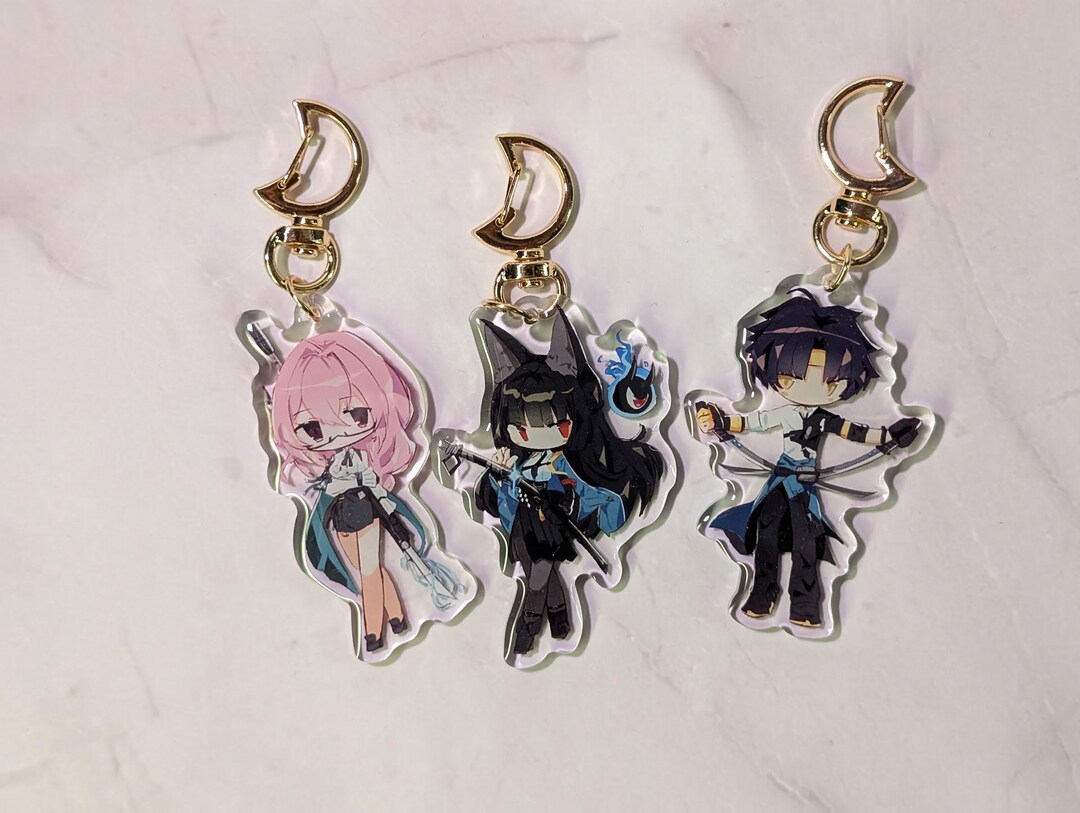 Zenless Zone Zero Section 6 Acrylic Keychains Harumasa, Yanagi, Miyabi ...
