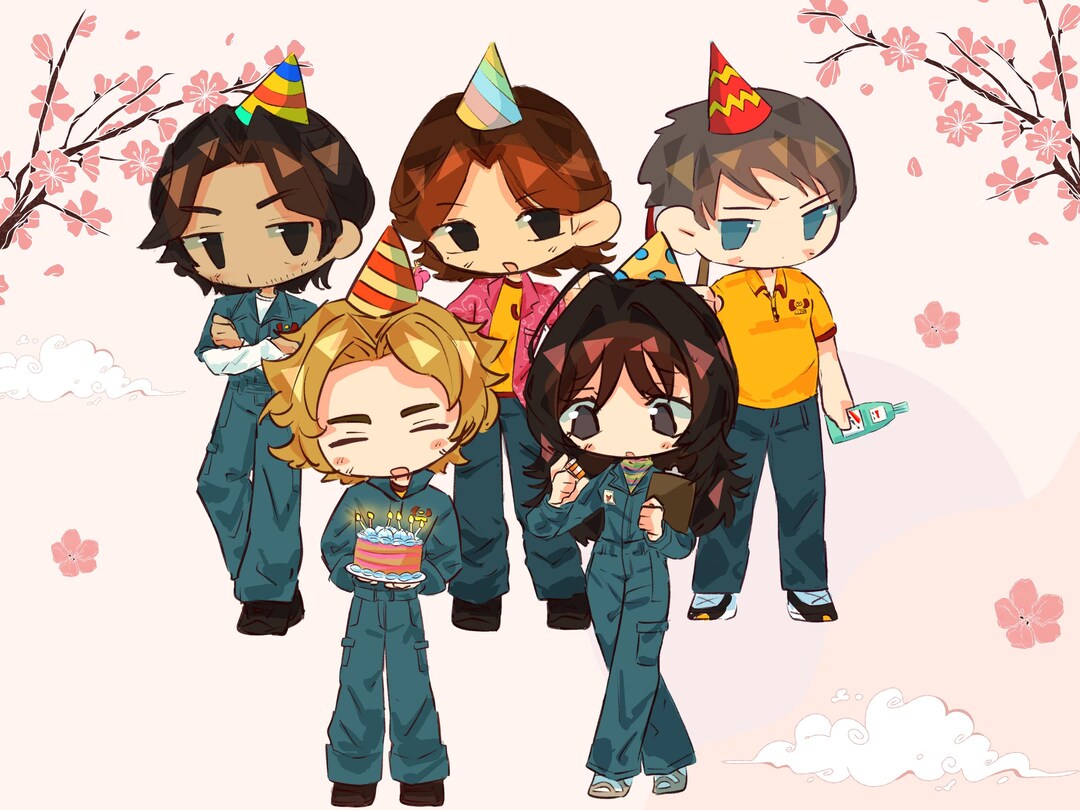 Mouthwashing Stickers | Curly, Anya, Swansea, Daisuke, Jimmy Stickers ...