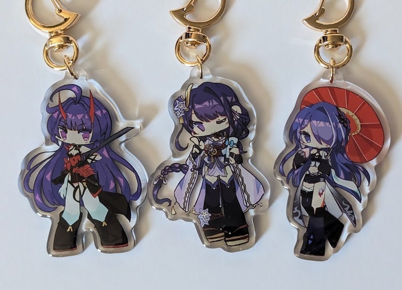 Honkai Impact 3rd, Genshin Impact, Honkai Star Rail Acrylic Charms ...