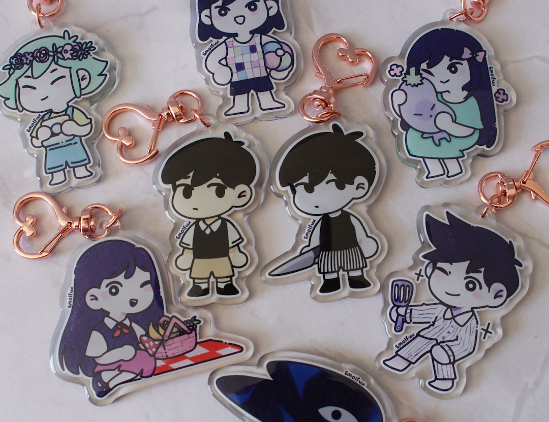 Omori Game Keychain Collection | Keychain Accessory | Bag Accessory ...