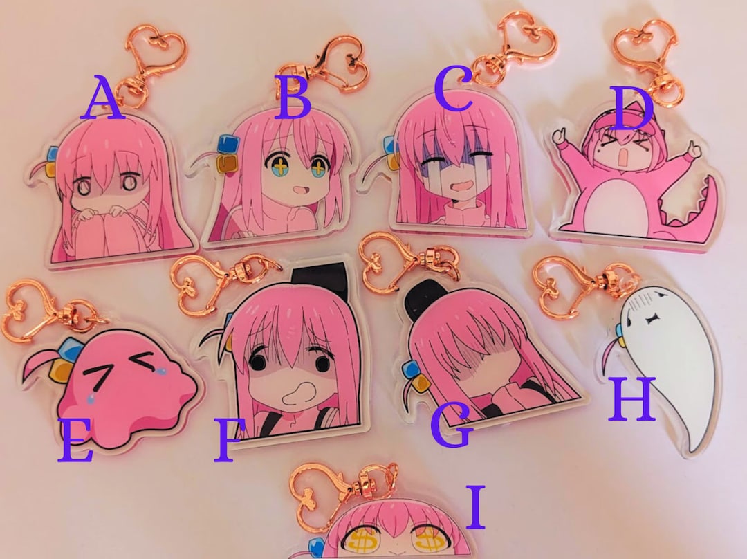 Bocchi the Rock! Bocchiverse Expressions Acrylic Charms Set | Bocchi ...
