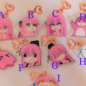 Bocchi the Rock! Bocchiverse Expressions Acrylic Charms Set | Bocchi ...