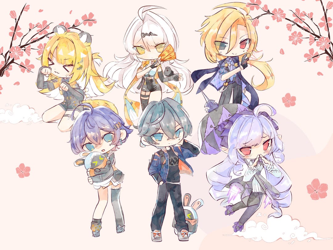 Zenless Zone Zero Stickers | Wise, Belle, Vivian, Hugo, Yi Xuan, Ju ...