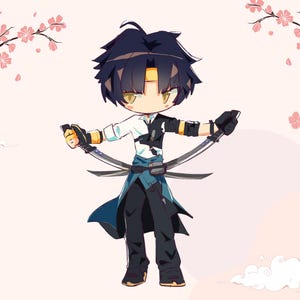 Zenless Zone Zero Stickers Miyabi Yanagi Harumasa Stickers Decals ...