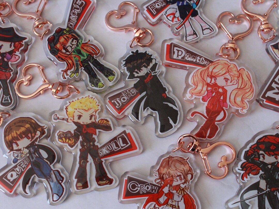 Persona 5 Royal Chibi Keychain Collection Phantom Thieves Keychain ...