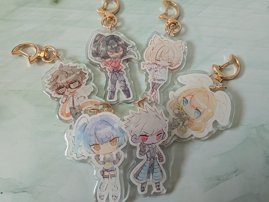 Xenoblade Chronicles 3 Chibi Keychain Set | Keychain Accessory | Bag ...
