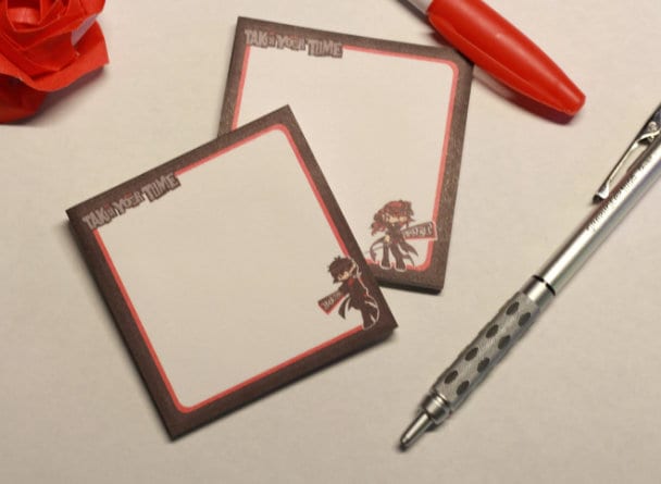 Persona 5 Royal Custom Sticky Notes | Joker and Kasumi | Stationary ...